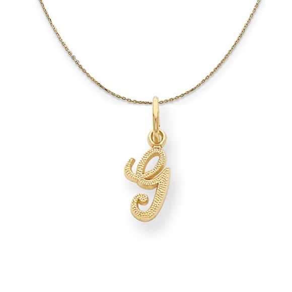 Black Bow Jewelry Co. | Jewelry | Sadie 4k Yellow Gold Satin Script ...